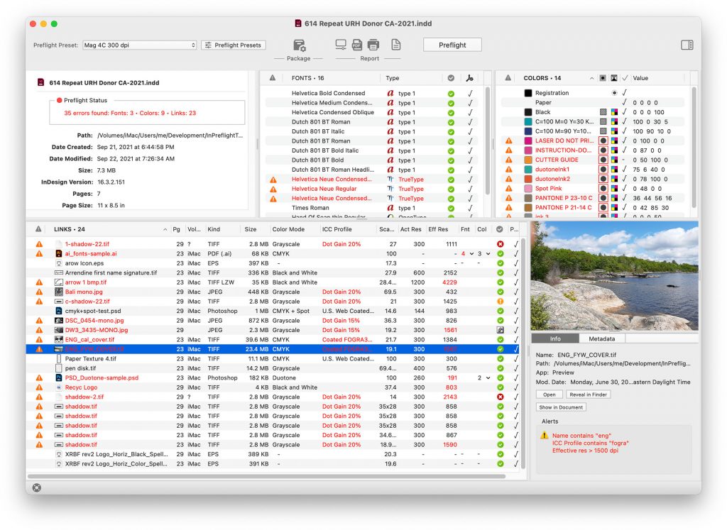 Preflight Adobe InDesign documents and prepare for output |… – Zevrix ...